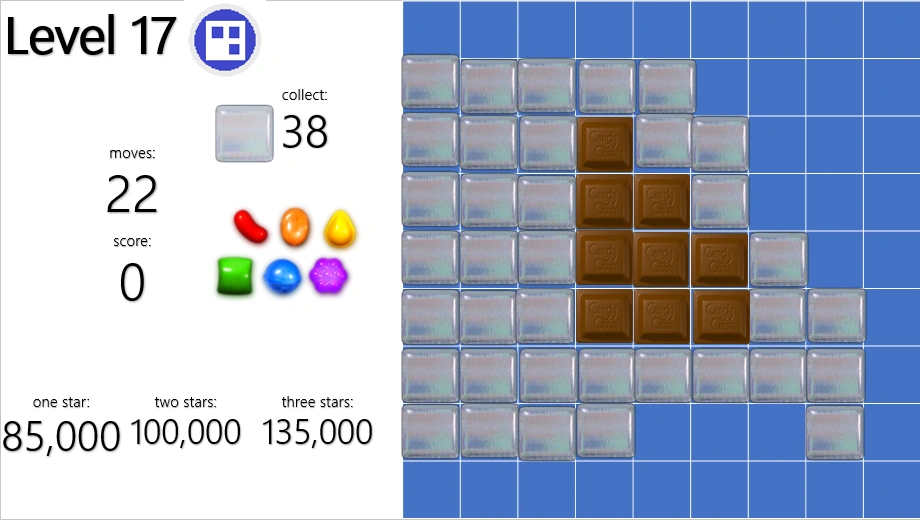 Level 17 (UCCS) | Candy Crush Saga Fanon Wiki | Fandom