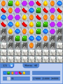 Level 121 (CFS) | Candy Crush Saga Fanon Wiki | Fandom