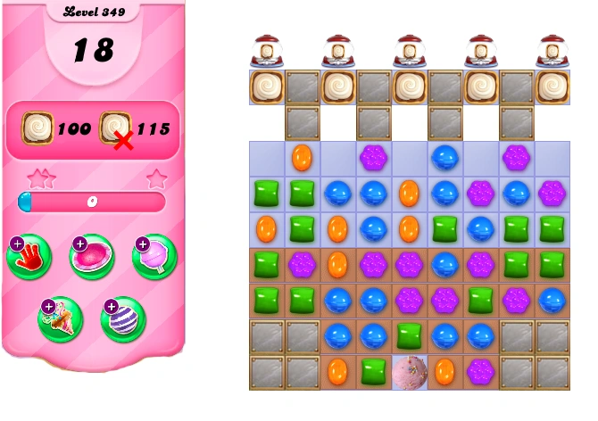 Level 349 (UCCS) | Candy Crush Saga Fanon Wiki | Fandom