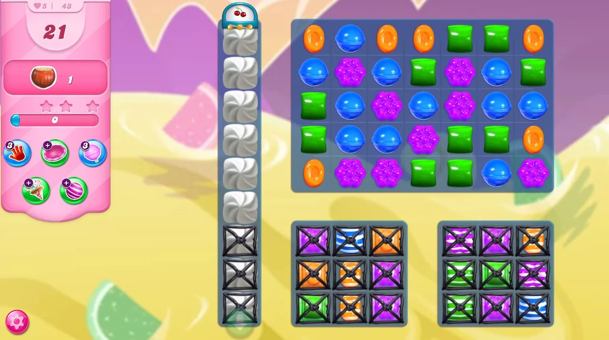 Level 43 (CCFaSS) | Candy Crush Saga Fanon Wiki | Fandom
