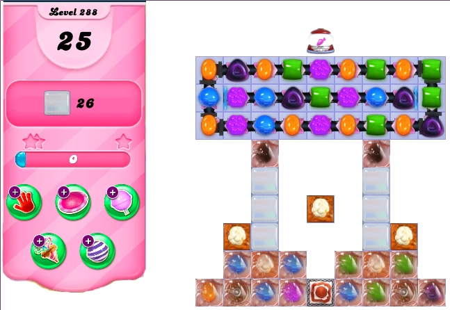 Level 288 (UCCS) | Candy Crush Saga Fanon Wiki | Fandom