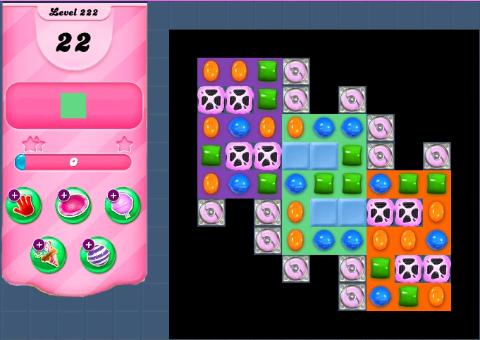 Level 222 (UCCS) | Candy Crush Saga Fanon Wiki | Fandom