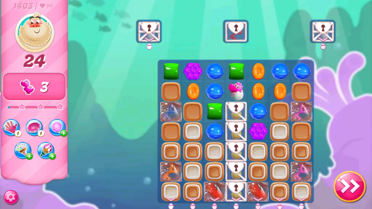 Level 1403 | Candy Crush Saga Wiki | Fandom