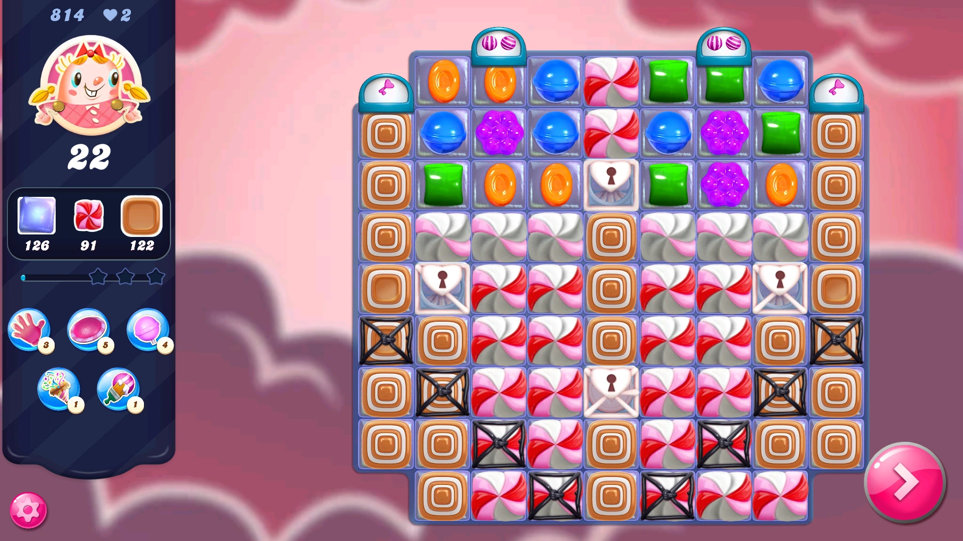 Level 814 | Candy Crush Saga Wiki | Fandom