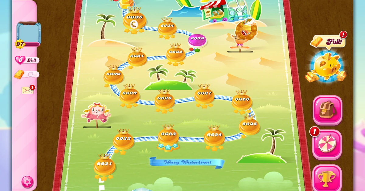 Wavy Waterfront | Candy Crush Saga Wiki | Fandom