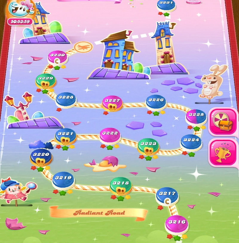 Candy Crush Saga Map