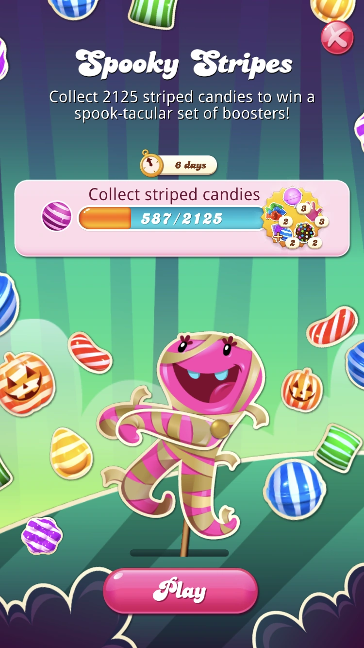 Spooky Stripes | Candy Crush Saga Wiki | Fandom