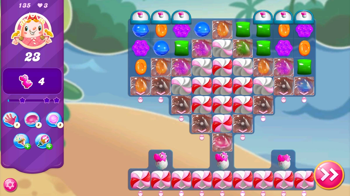 Level 135 | Candy Crush Saga Wiki | Fandom