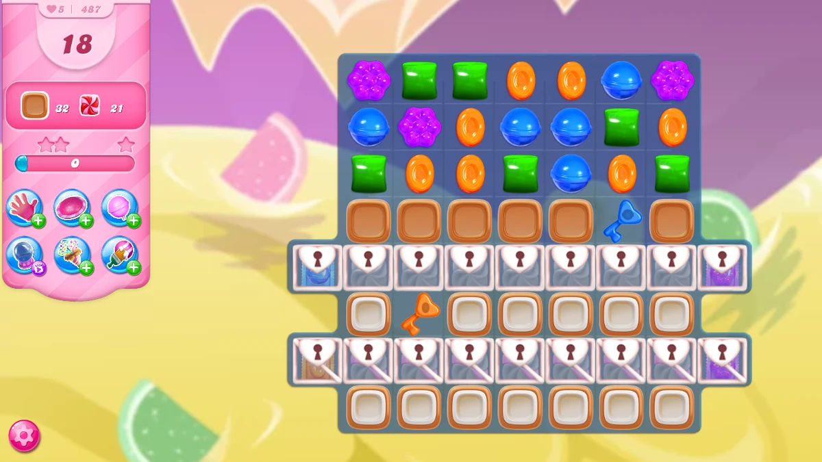 Level 487 | Candy Crush Saga Wiki | Fandom
