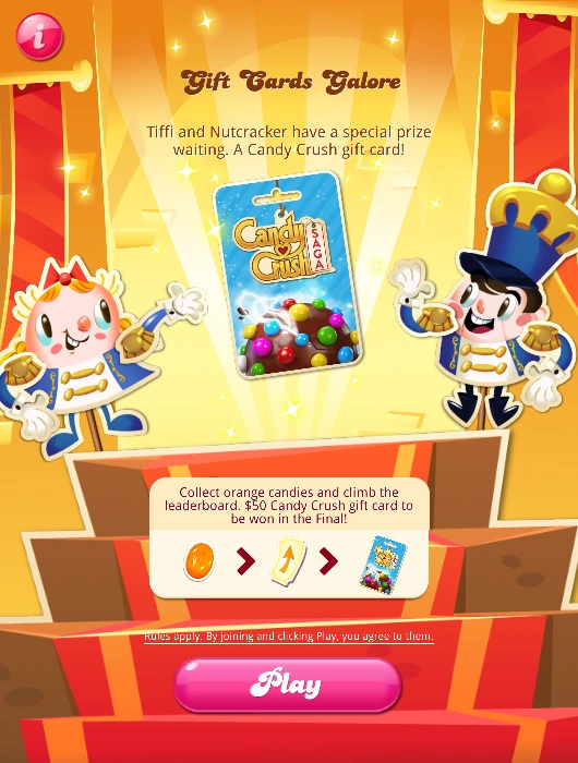 Gift Cards Galore | Candy Crush Saga Wiki | Fandom