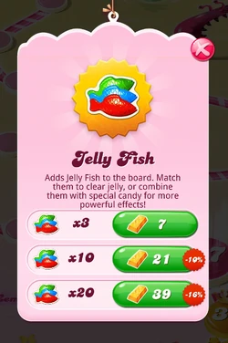 how to make jellyfish in candy crush