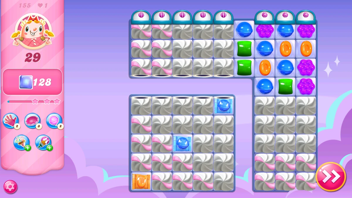 Level 155 | Candy Crush Saga Wiki | Fandom