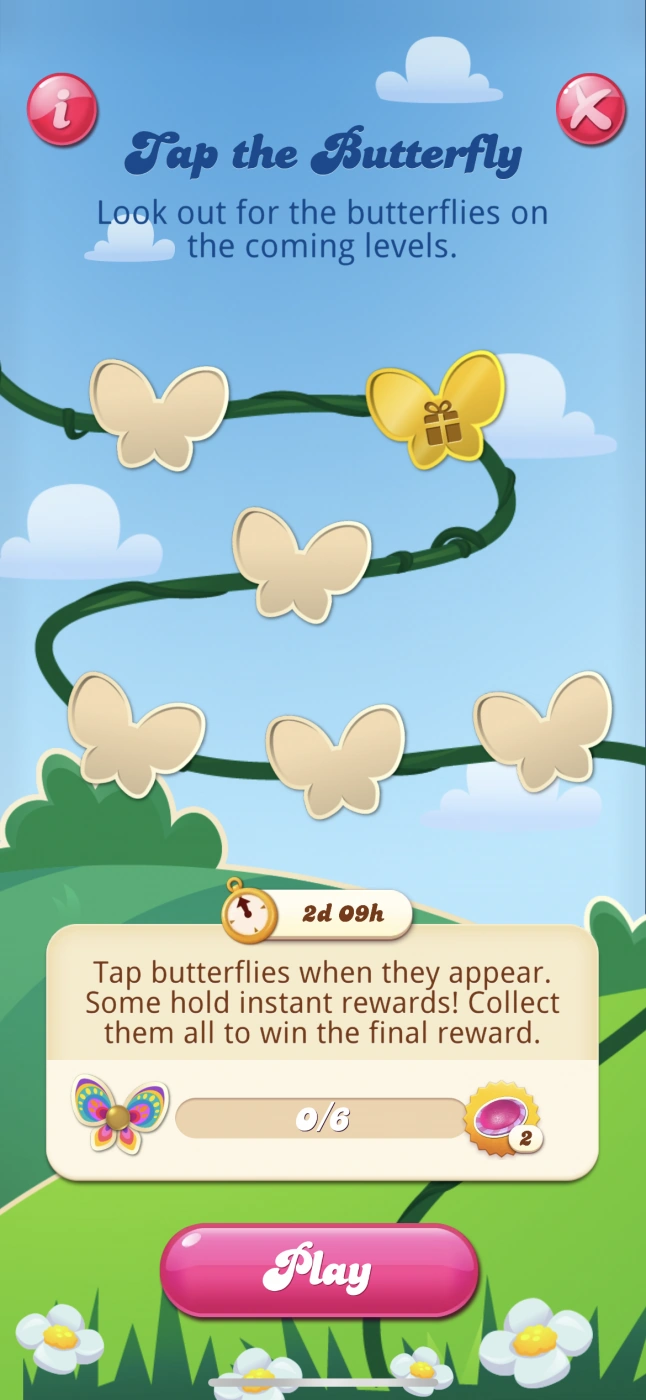 Tap the Butterfly | Candy Crush Saga Wiki | Fandom