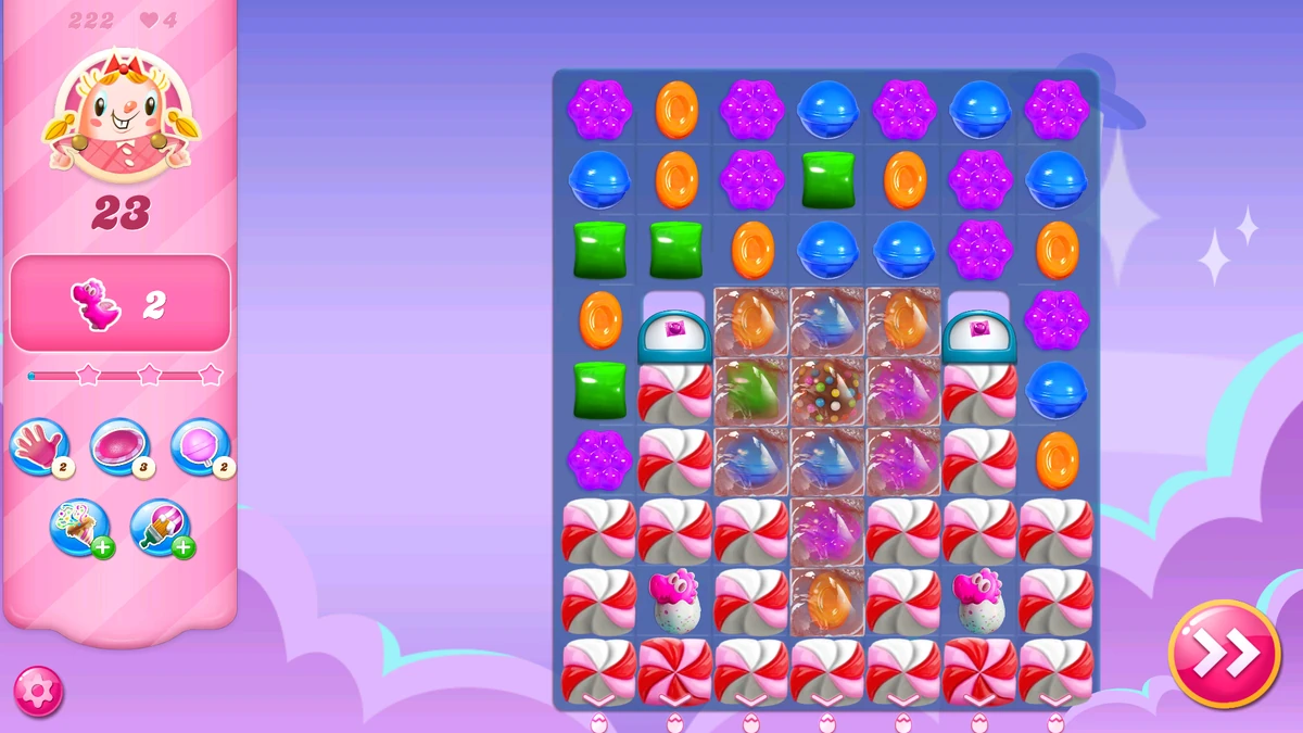 Level 222 | Candy Crush Saga Wiki | Fandom