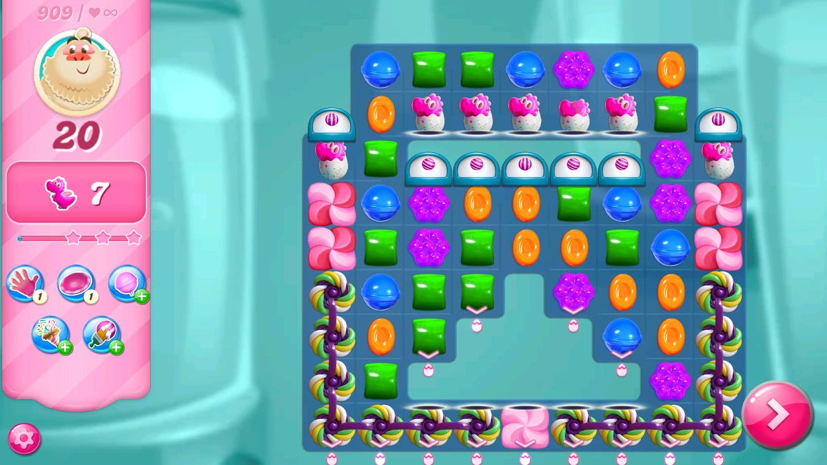 Level 909 | Candy Crush Saga Wiki | Fandom