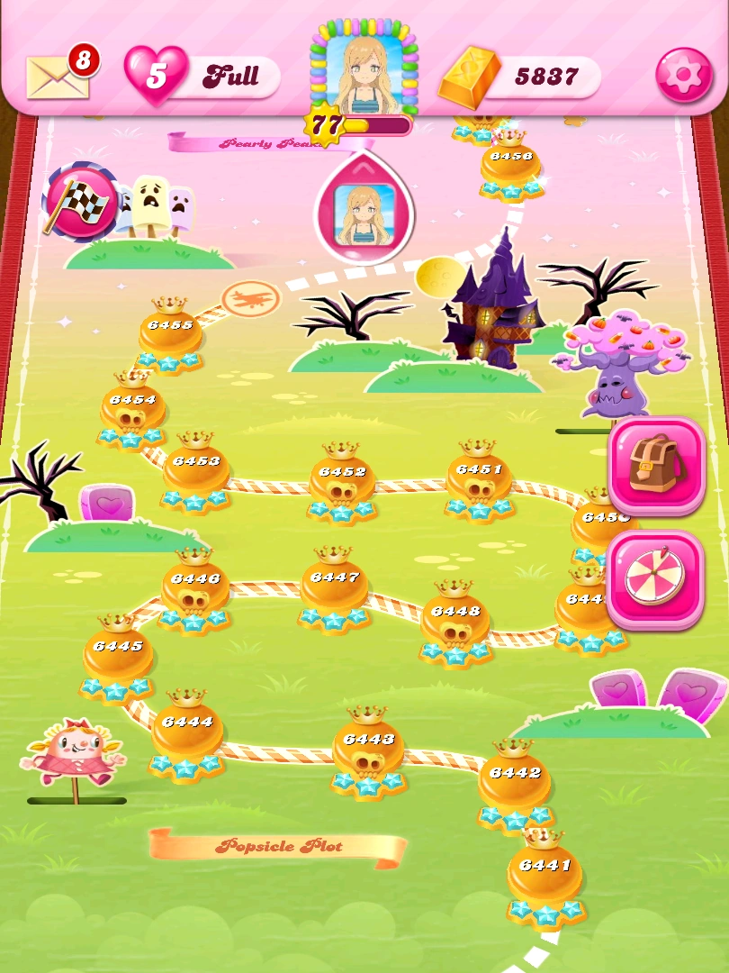 Candy Crush Saga Map