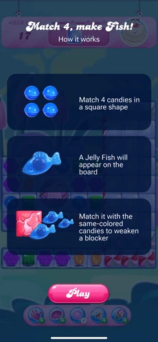 how to make jellyfish in candy crush