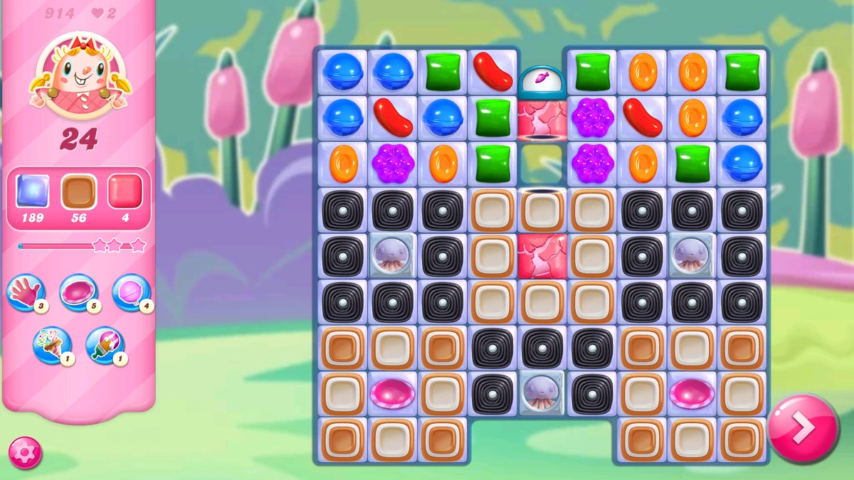 Level 914 | Candy Crush Saga Wiki | Fandom