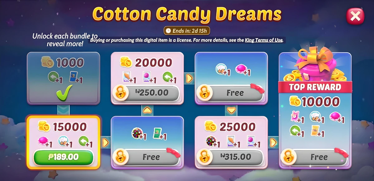 Cotton Candy Dreams | Candy Crush Solitaire Wiki | Fandom