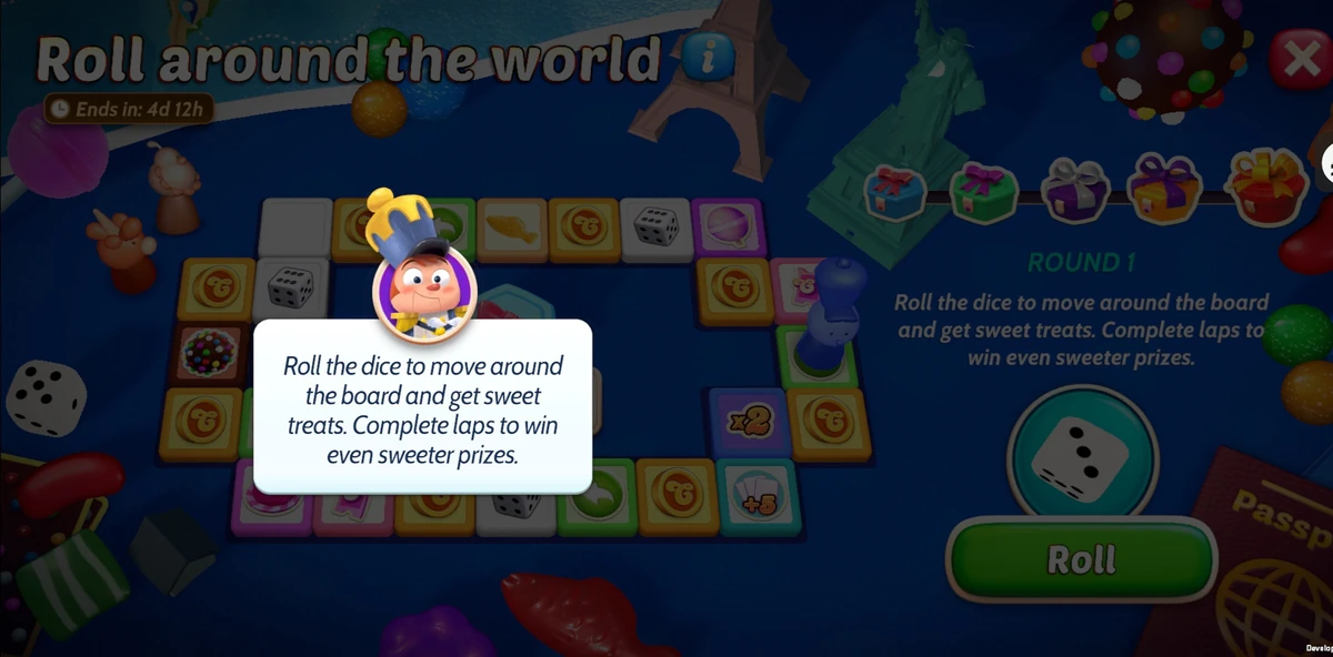 Roll Around The World | Candy Crush Solitaire Wiki | Fandom