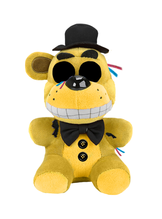 Withered Golden Freddy Candy Cat Plush Productions Wiki Fandom