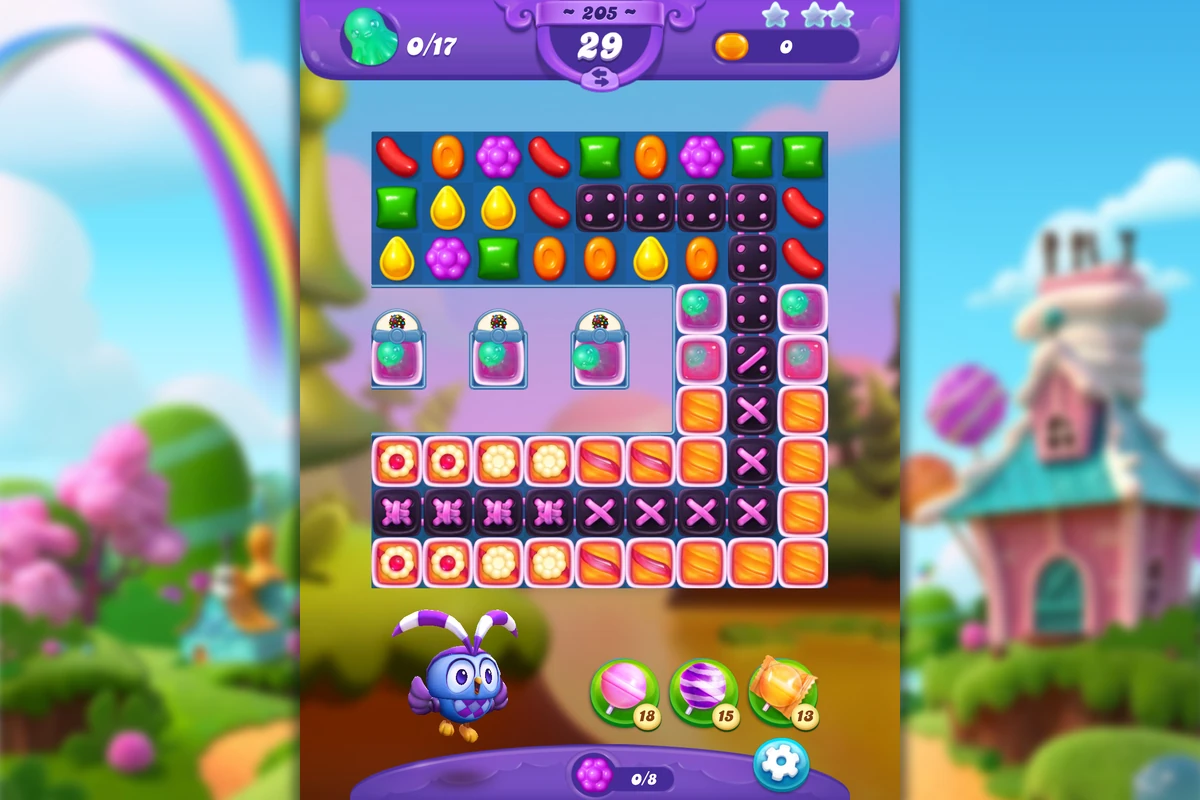 Level 205 Candy Crush