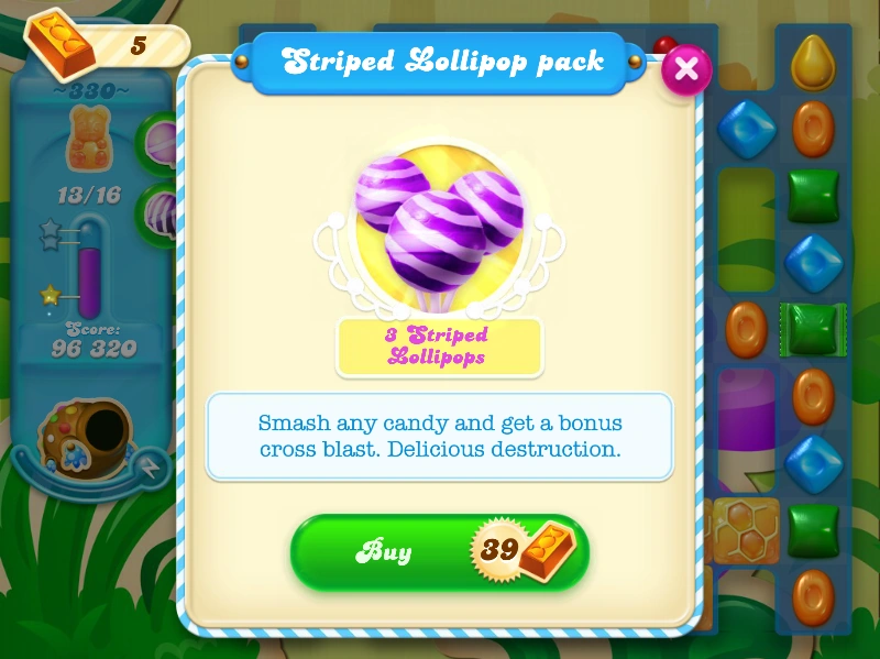 Striped Lollipop Hammer | Candy Crush Soda Wiki | Fandom