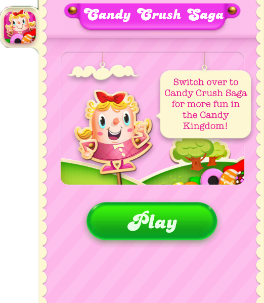 Candy Crush Saga (button) | Candy Crush Soda Wiki | Fandom