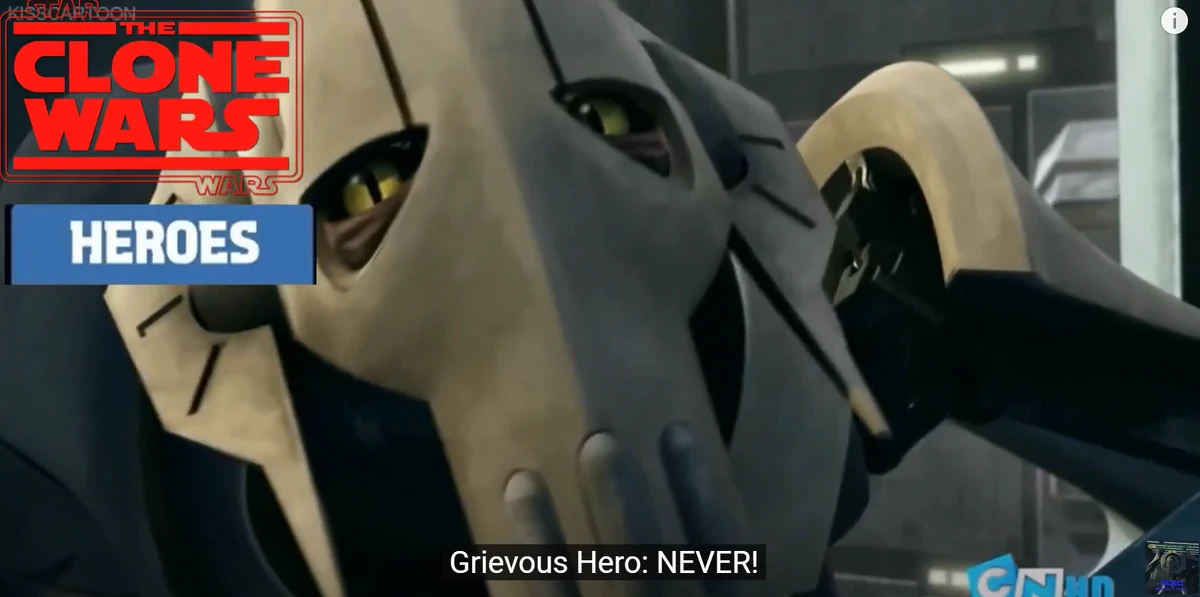 NEVER! | General Grievous Wiki | Fandom