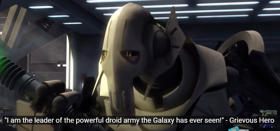 I am the leader of the most powerful droid army the galaxy has ever ...