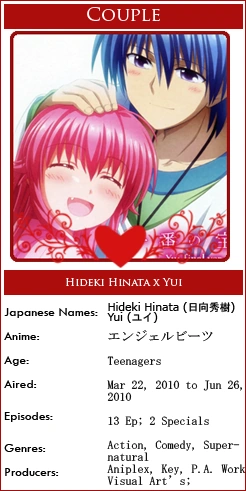 Angel Beats! | Canon Pairings from Anime Wiki | Fandom