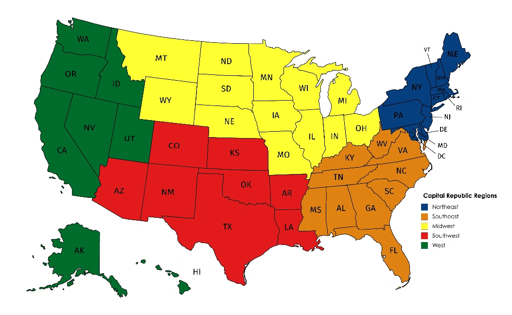 Regions | Capital Republic Wiki | Fandom