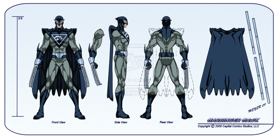 Harbinger Hawk | Capital Comics Studios Wiki | Fandom