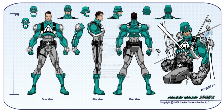 Major Valor | Capital Comics Studios Wiki | Fandom