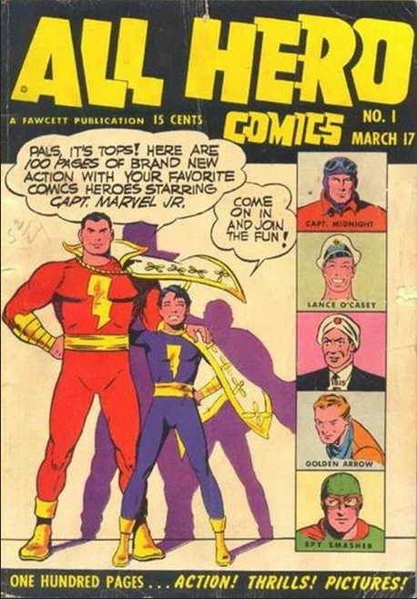 All Hero Comics | CAPTAIN MARVEL Wiki | Fandom