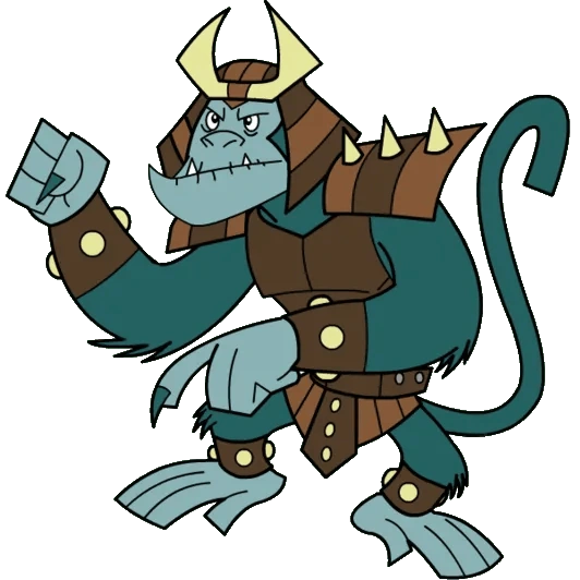 Warrior Monkey | Captain Flamingo Wikia | Fandom