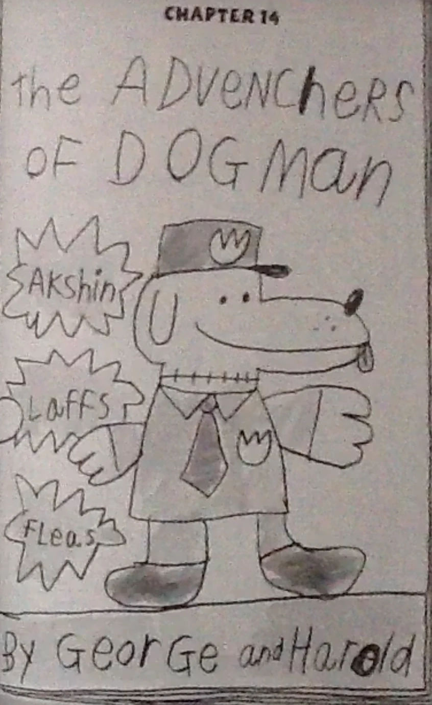 dog man comic coloring pages