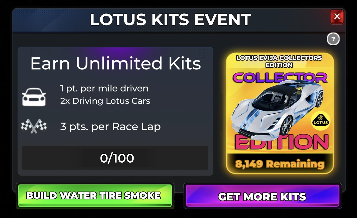 Lotus Collector Event | Car Dealership Tycoon Wiki | Fandom