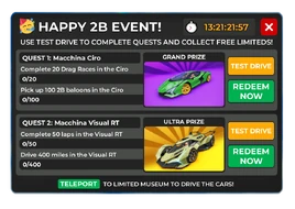 Car Dealership Tycoon 2B Visits Event | Car Dealership Tycoon Wiki | Fandom