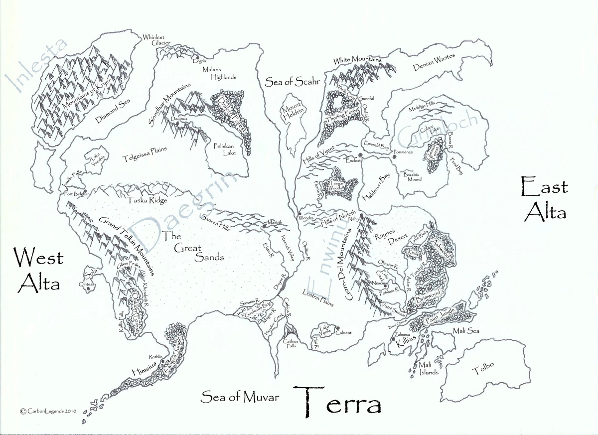 Maps of Terra | Carbon Wikia | Fandom
