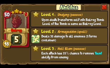 Balrog (card) | Card lords Wiki | Fandom