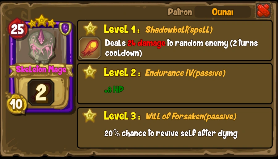 Skeleton Mage | Card lords Wiki | Fandom