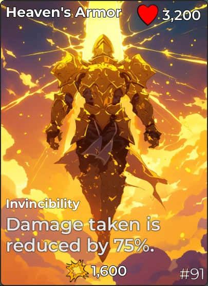Heaven's Armor | Card RNG Wiki | Fandom