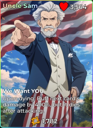 Uncle Sam | Card RNG Wiki | Fandom