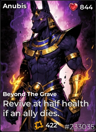 Anubis | Card RNG Wiki | Fandom