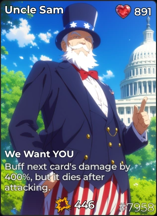 Uncle Sam | Card RNG Wiki | Fandom