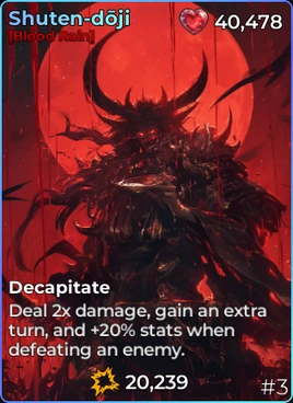 Shuten-dōji | Card RNG Wiki | Fandom