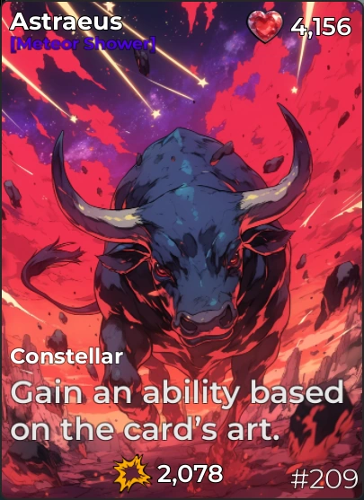 Astraeus - Taurus | Card RNG Wiki | Fandom
