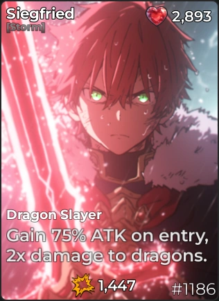 Siegfried | Card RNG Wiki | Fandom