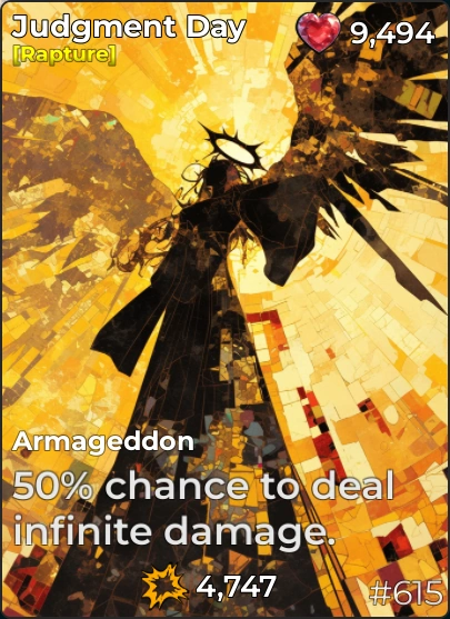 Judgement Day | Card RNG Wiki | Fandom
